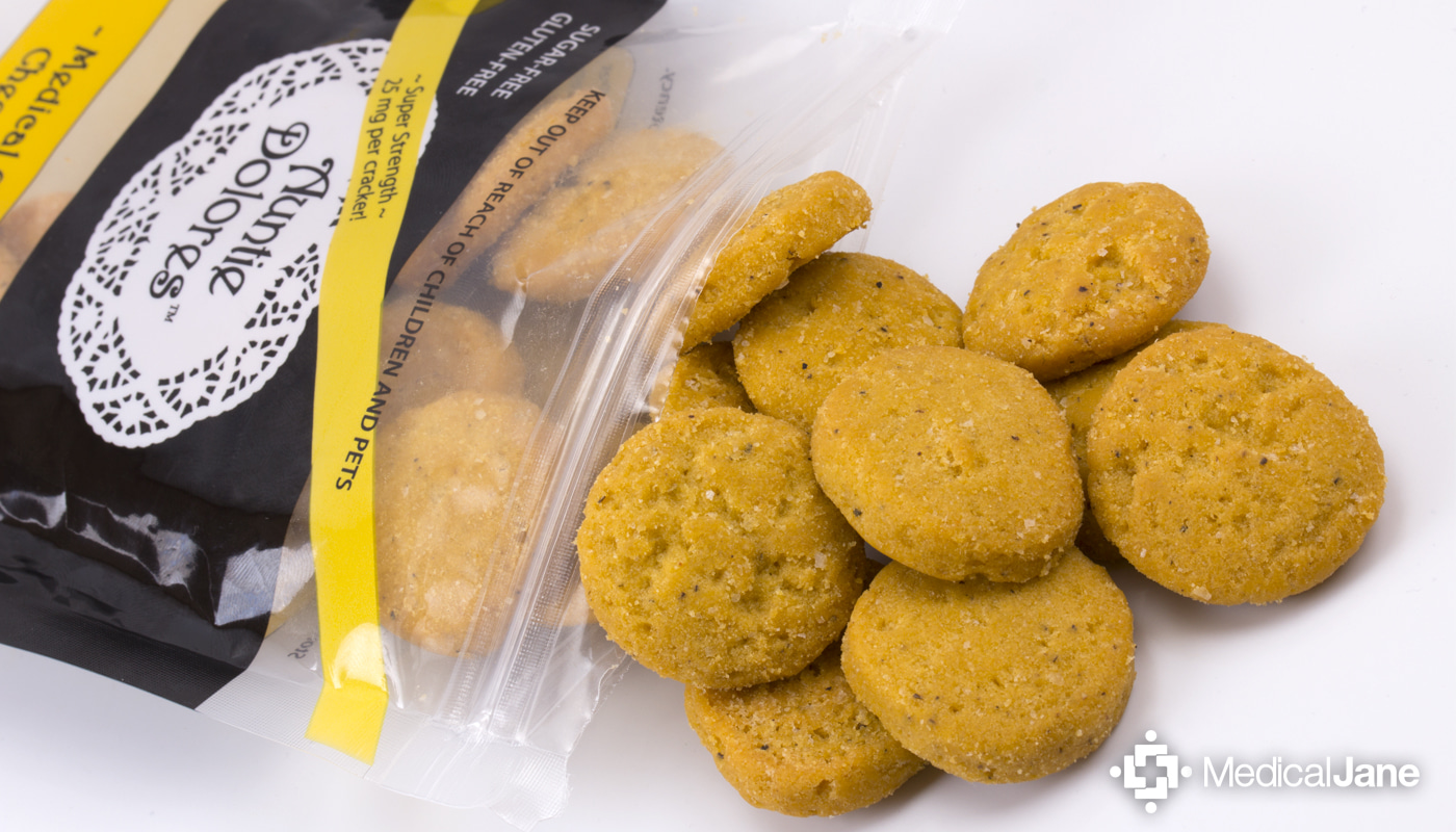 Medical Cannabis Cheese Crackers from Auntie Dolores (Review)